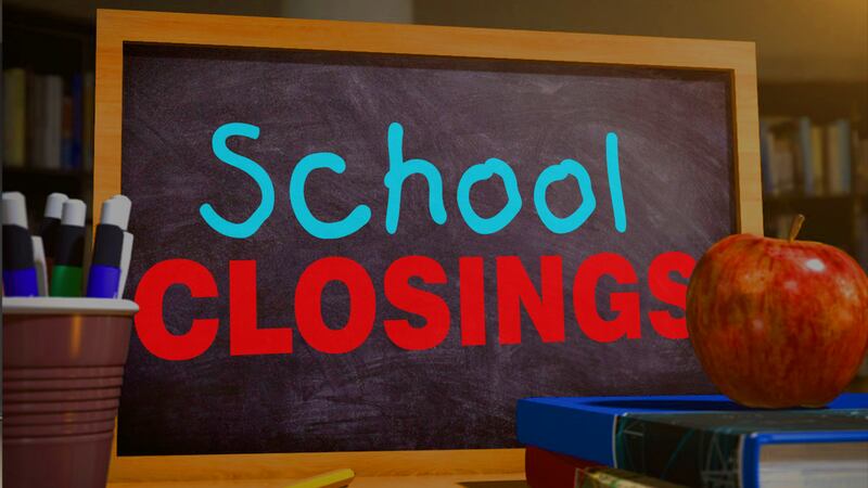 School closings announced for Tuesday ahead of severe weather School closings announced for Tuesday ahead of severe weather