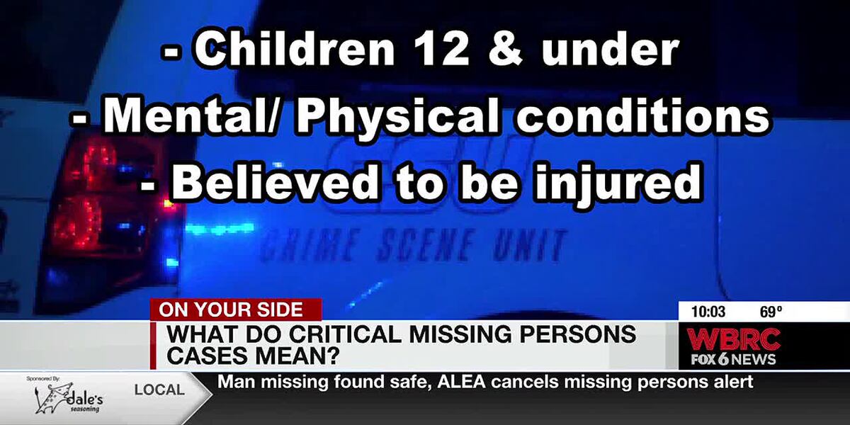 What Is A Critical Missing Person Case Birmingham Police Explain